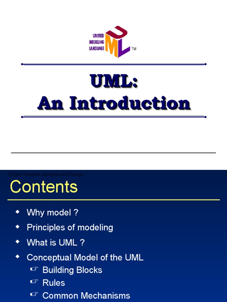 An Introduction to the Unified Modeling Language (UML) | PDF | Unified ...