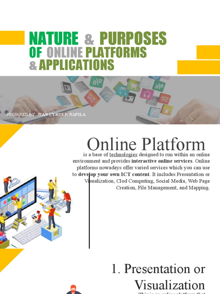 Nature and Purposes of Online Platforms | PDF | Infographics | Cloud ...