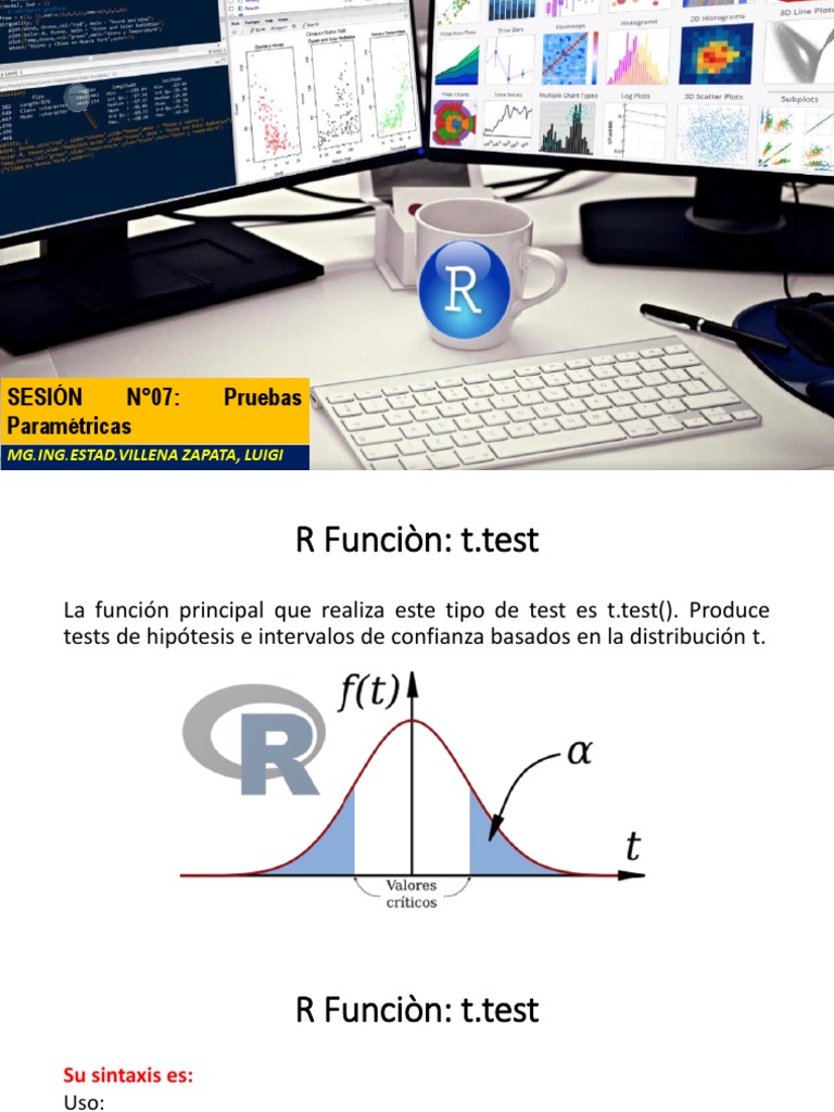 Sesión N°07_Pruebas Paramétricas | PDF | Prueba T de Student ...