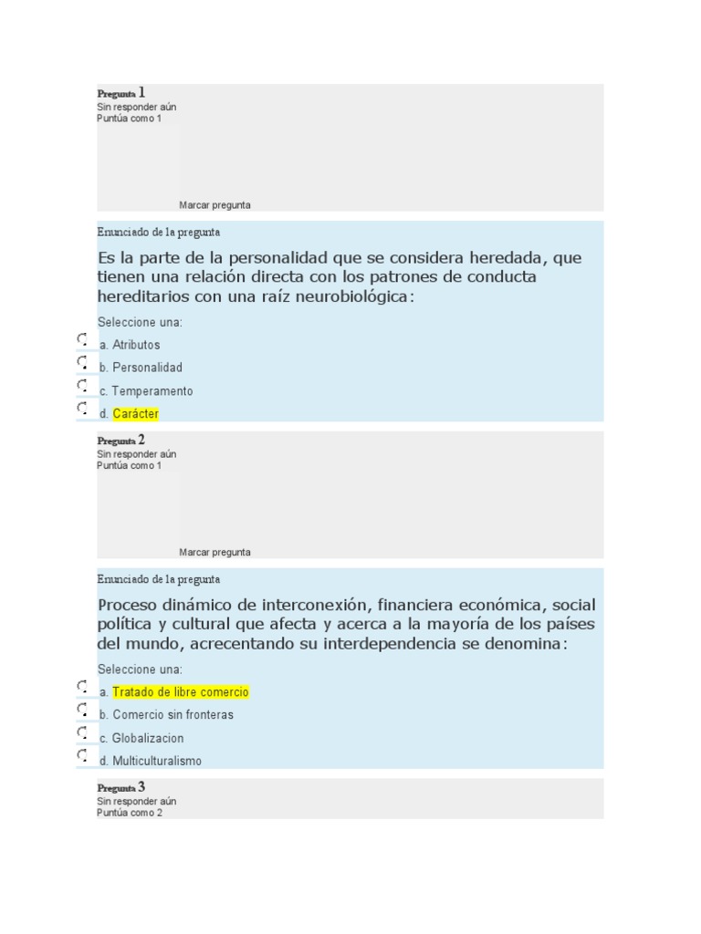 Fase 1 Cuestionario Conceptos Básicos | PDF | Innovación | Globalización