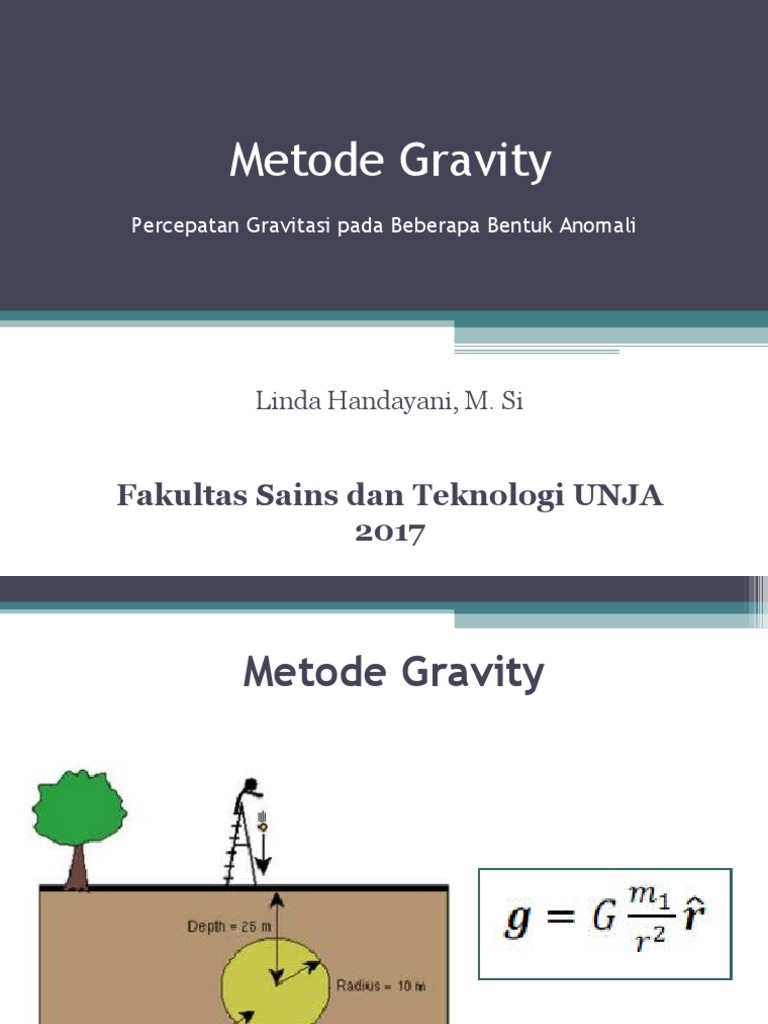 Metode Gravity Berbagai Anomali | PDF | Sains & Matematika
