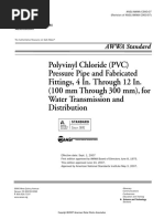 AWWA C605-2005 - Underground Installation of Polyvinyl Chloride ...
