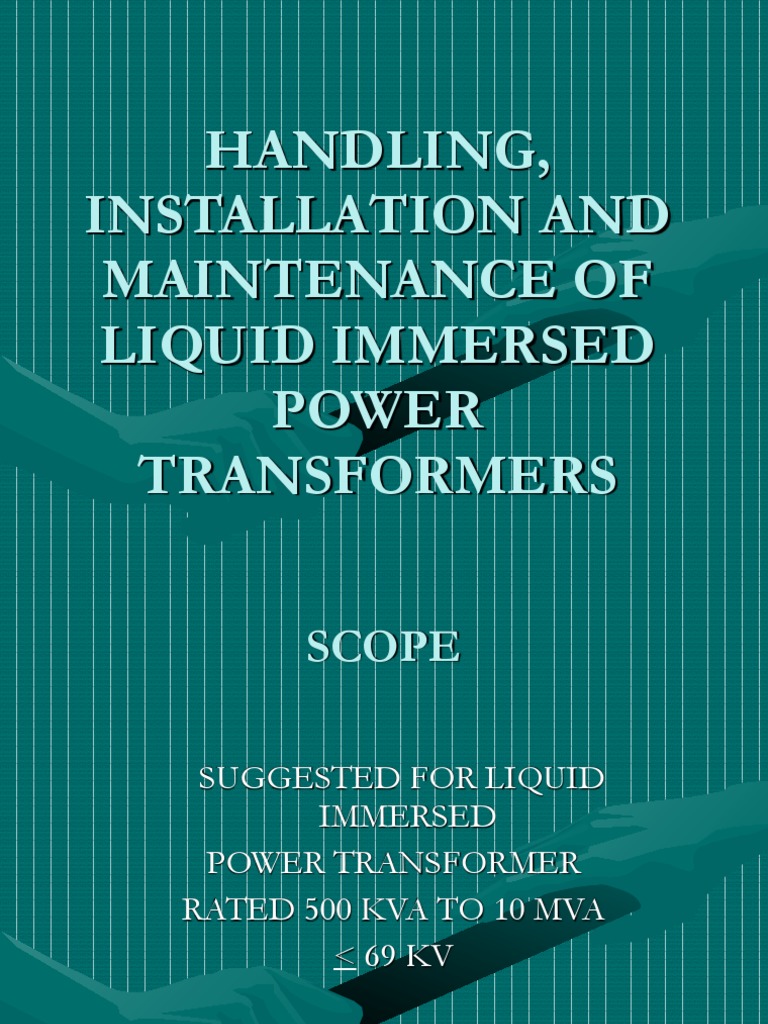 Power Transformer Maintenance | Download Free PDF | Transformer ...