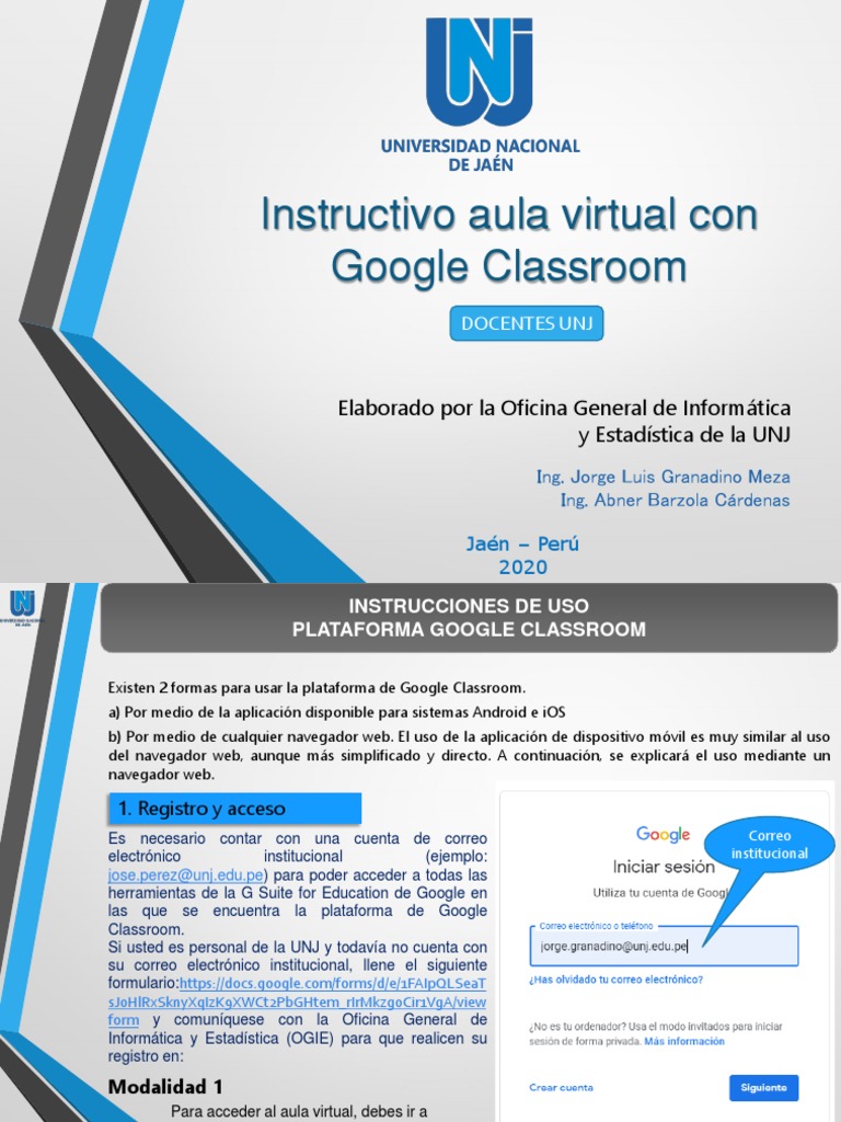 Instructivo - Google Classroom v5 | PDF | Youtube | Informática
