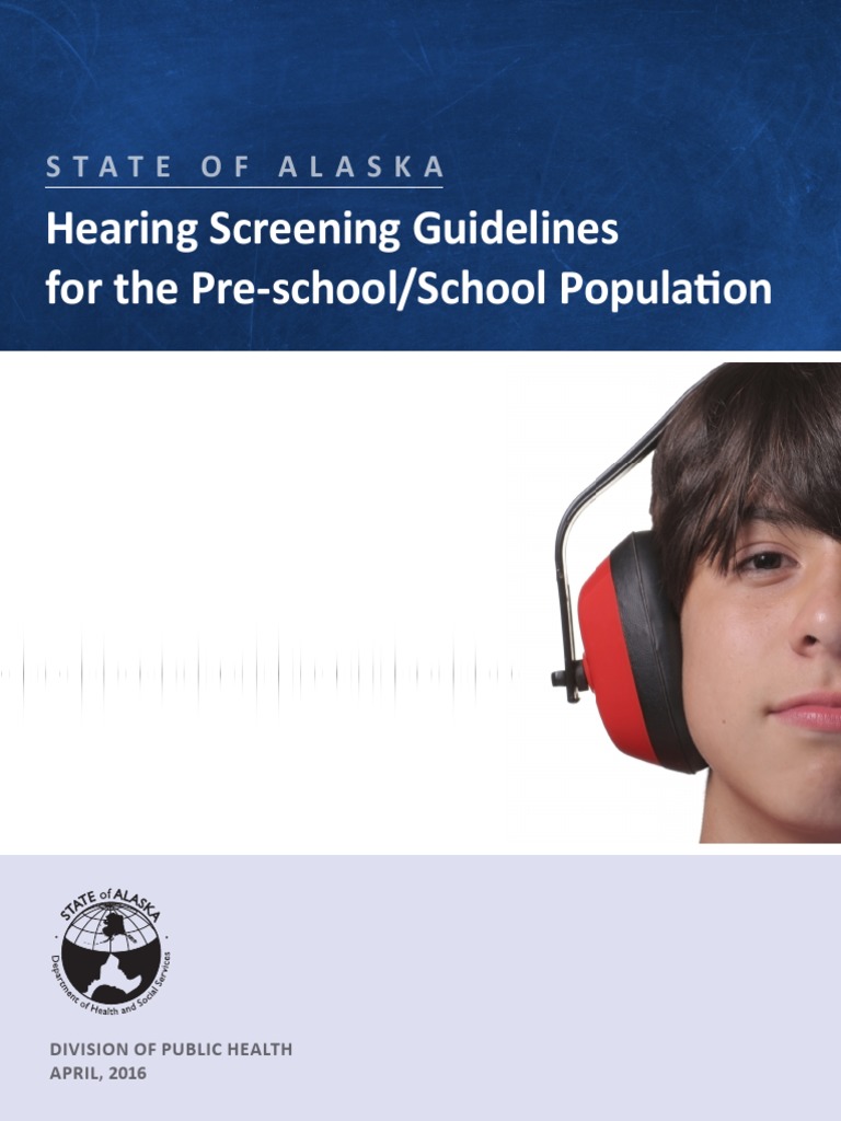 Hearing Screening Guidelines For Pre-School - School Population PDF ...