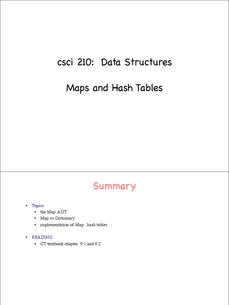 210 Maps PDF | PDF | Algorithms And Data Structures | Mathematical Concepts