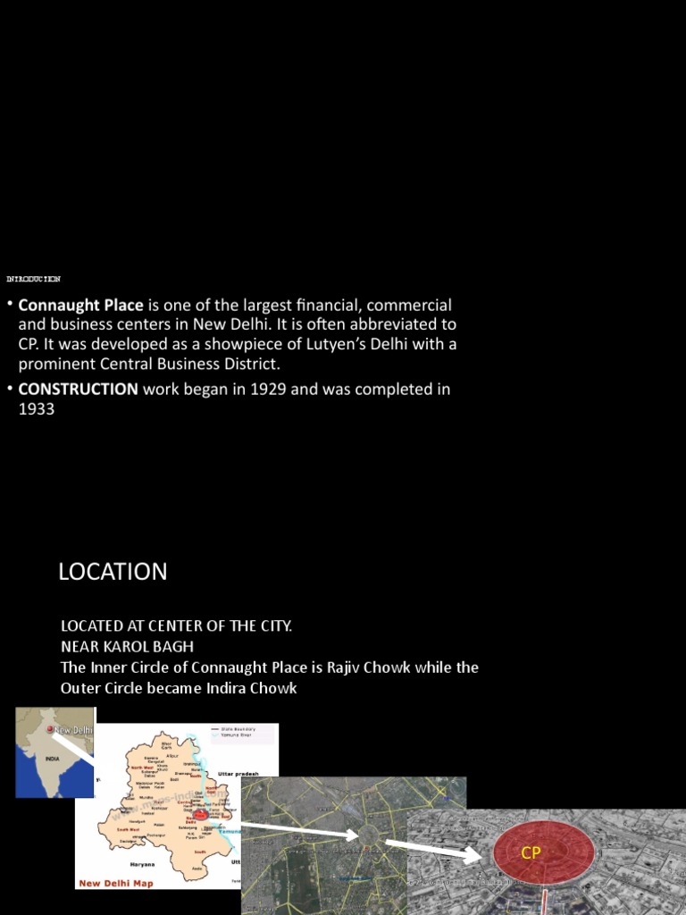 Connaught Place Urban Design 1st Assignment | PDF