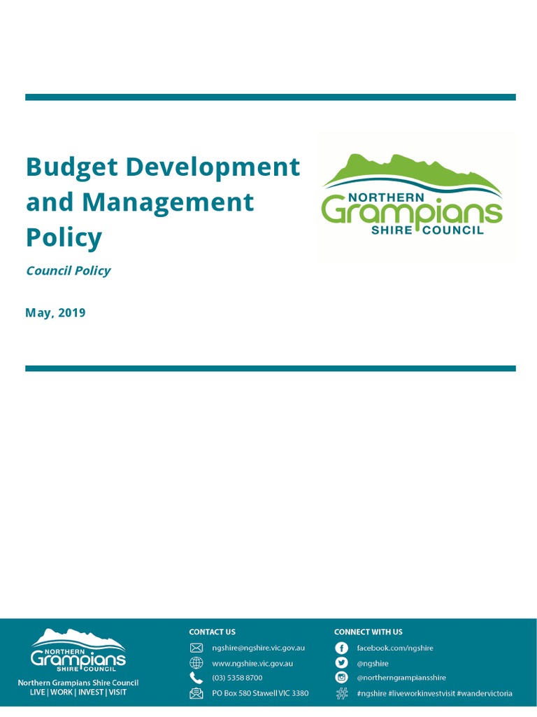 Budget Development and Management Policy | PDF | Budget | Subsidy