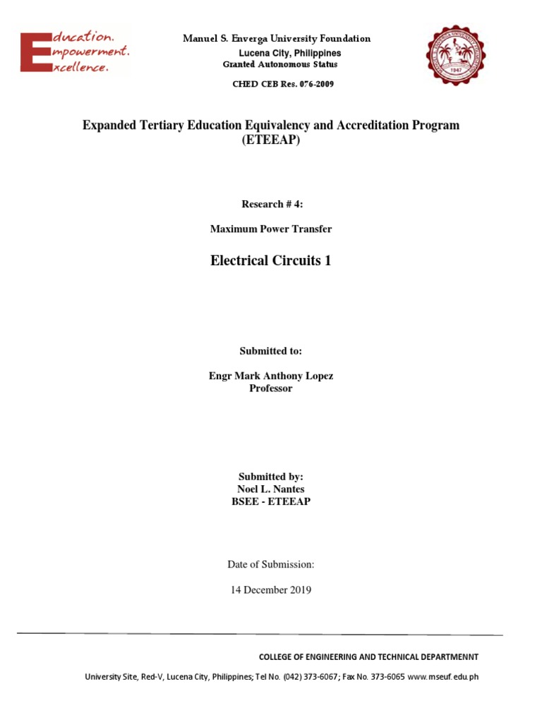 Expanded Tertiary Education Equivalency and Accreditation Program ...