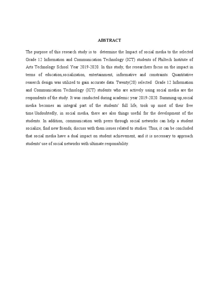 Research Paper On Social - Media Impacts | PDF | Social Media | Popular ...