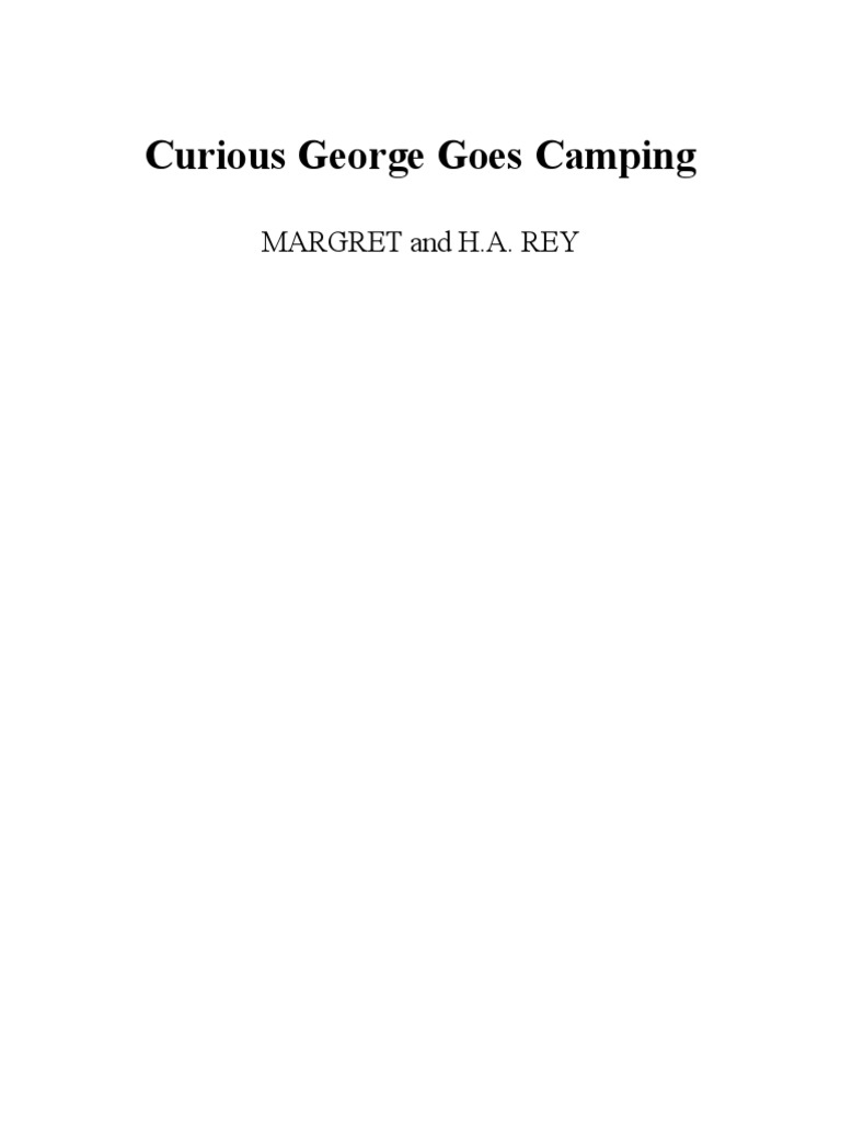 Curious George Goes Camping | PDF