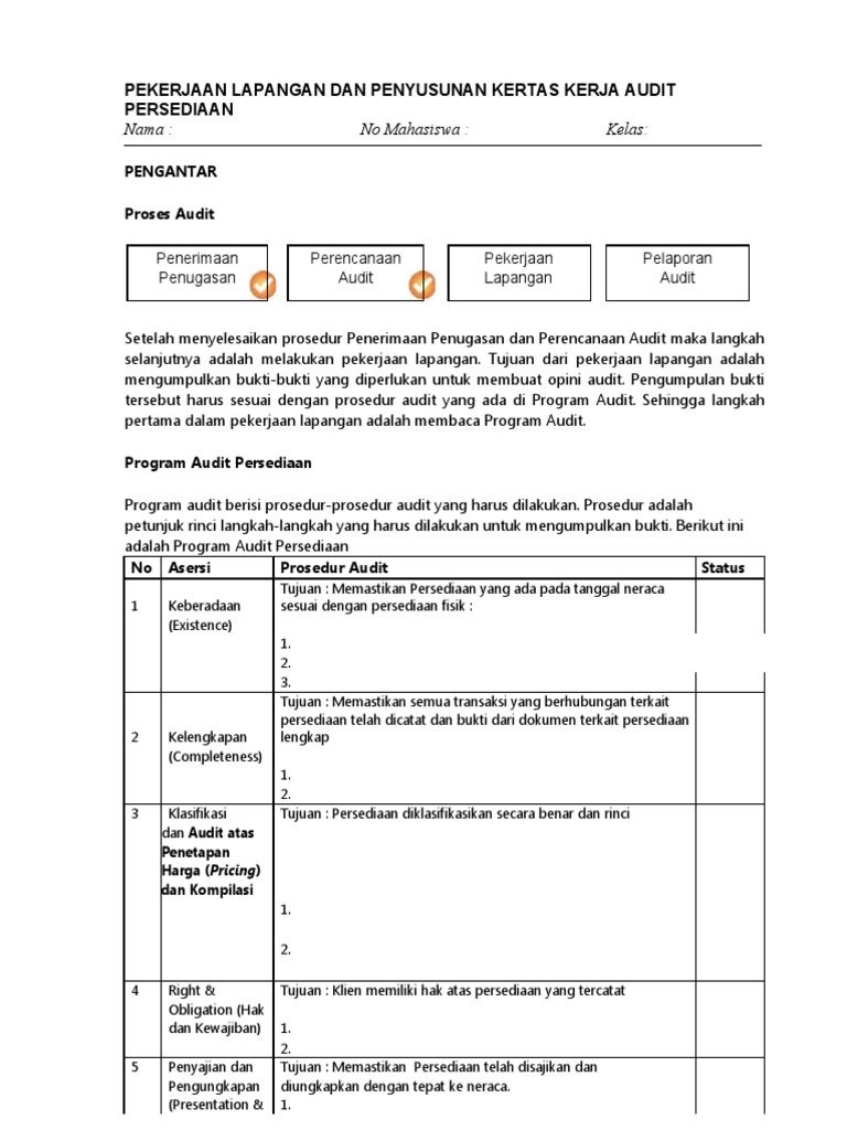 Kasus Audit Persediaan | PDF