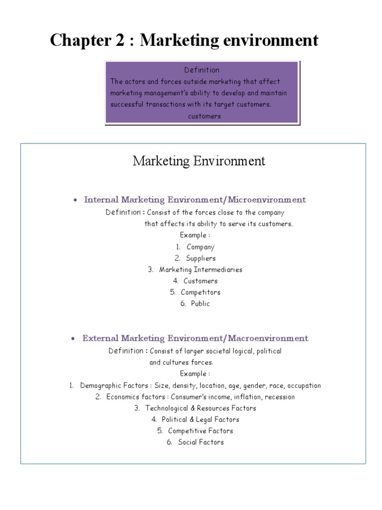 Chapter 2 MKT243 Notes | PDF