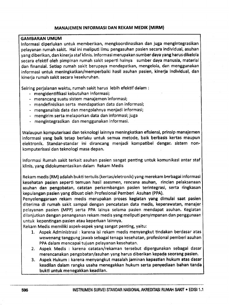 MIRM Instrumen Snars 1.1 | PDF