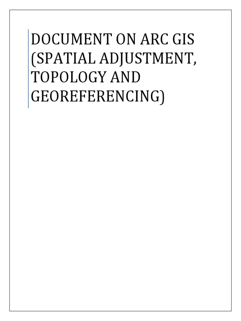 ARC GIS - Final | PDF | Geographic Information System | Data Compression