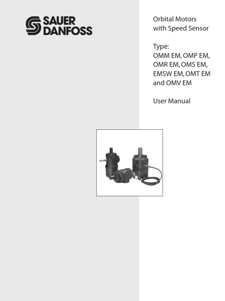 Orbital Motors With Speed Sensor Type: Omm Em, Omp Em, Omr Em, Oms Em ...