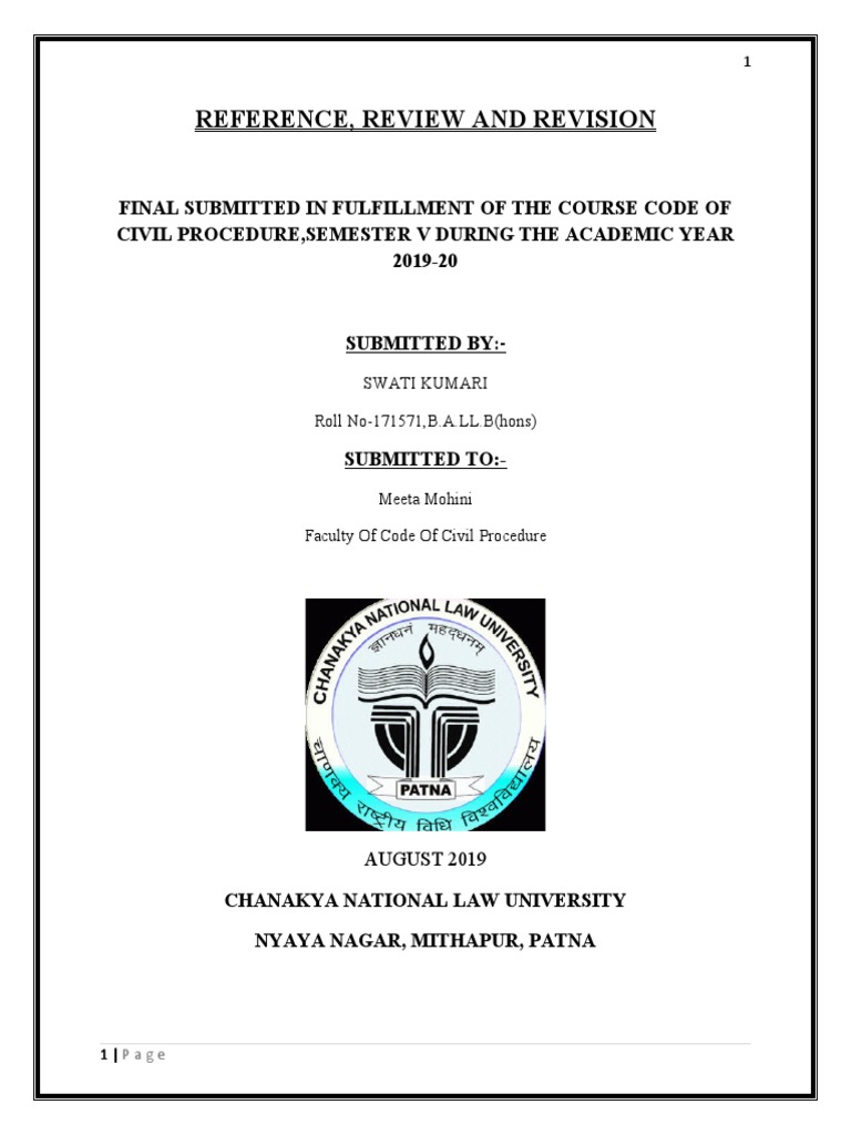CPC Project | PDF | Judgment (Law) | Jurisdiction