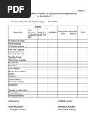 Annex D - Sample Post Activity Report | PDF