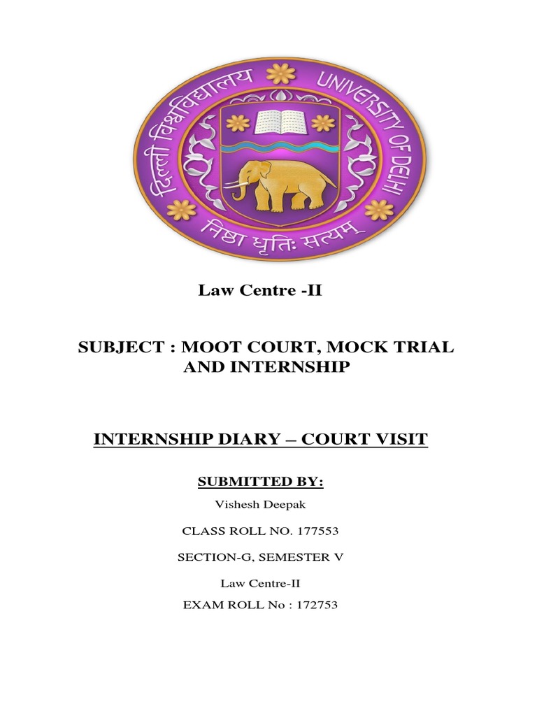 Internship Diary | PDF | Bail | Experience