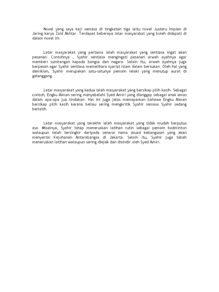 Latar Masyarakat | PDF