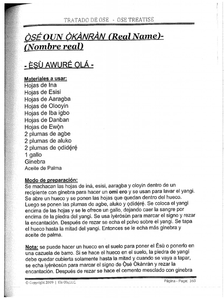 Òsé Òkànràn | PDF