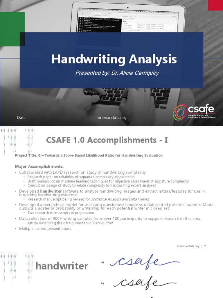 Handwriting Analysis Software Development | PDF | Statistics | Computing