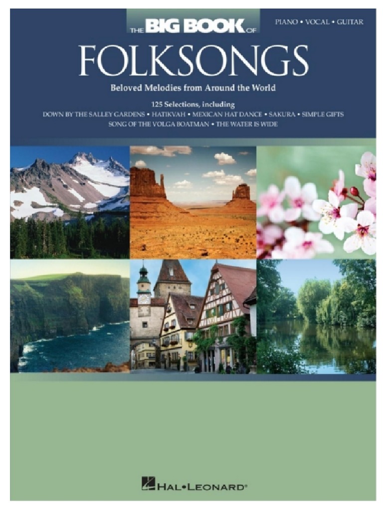 The Big Book of Folk Songs | PDF | Foreign Language Studies | Home & Garden