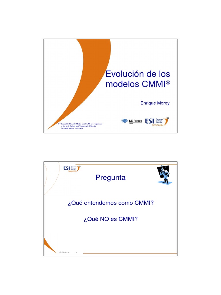 Evolucion - de - Los - Modelos - CMMI 2019 PDF | PDF | Ingeniería de ...