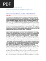 We Should All Be Feminists Adichies Ted Talk | PDF | Gender | Gender ...