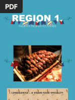 Region 10 Food Delicacies and Accomodations | PDF