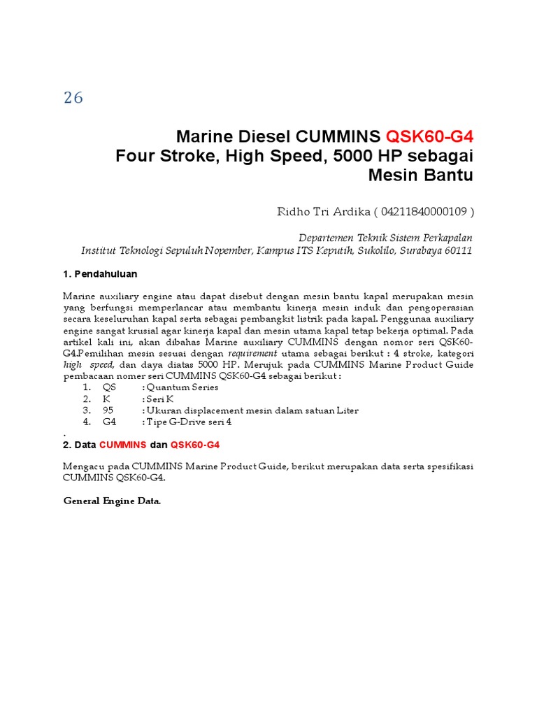 Marine Diesel | PDF