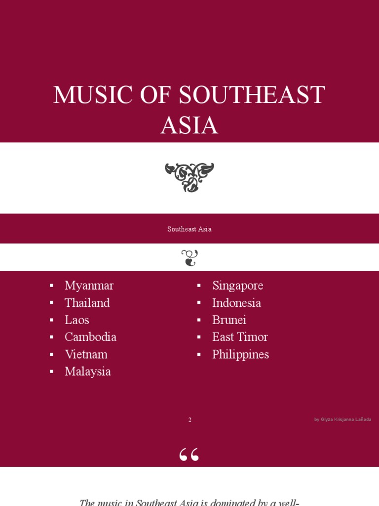 Music of Southeast Asia | PDF | Performing Arts | Musical Instruments