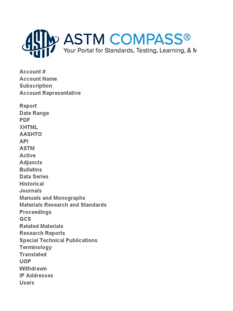 UBC ASTM July 2017 To July 2018 Use | PDF | Xhtml | Computer Standards