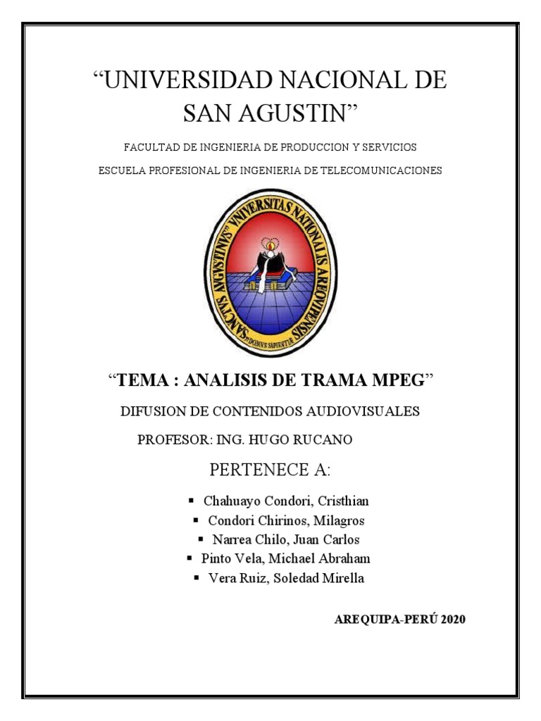 Análisis Trama MPEG y Compresión | PDF | Mp3 | Tecnología de ...