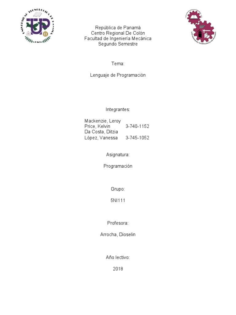 Tarea de Programacion 2 | PDF | Lenguaje de programación | Compilador