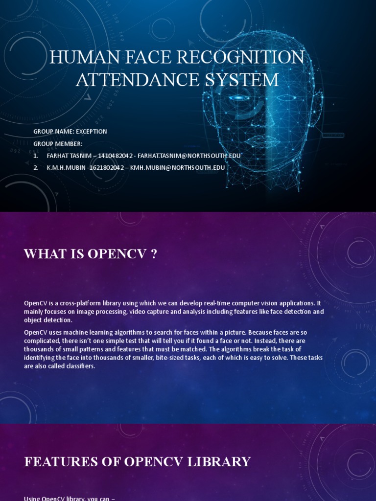 HFRAS Presentation 3 (Opencv) | PDF