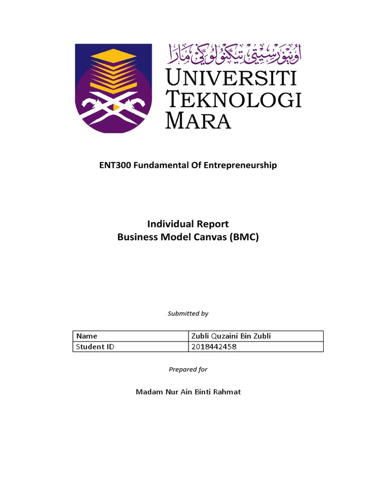 BMC Report Full ENT300 | PDF | Cakes | Bakery
