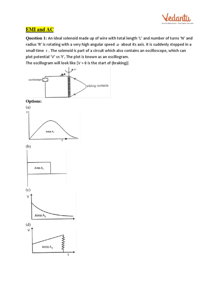 EMI and AC - Question File PDF | PDF | Inductance | Inductor