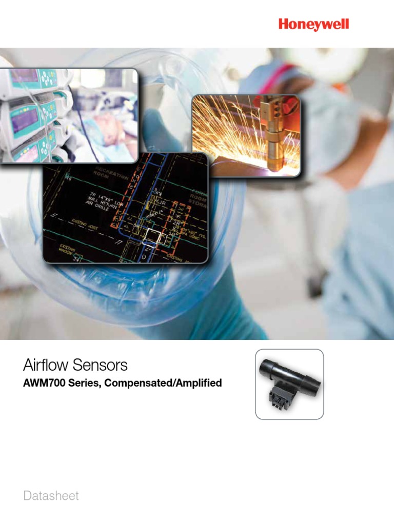 Honeywell Sensing Airflow Sensors Awm700 Series Datasheet 32301627 B en ...