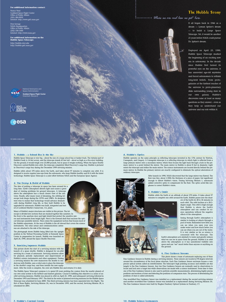 The Hubble Story | PDF | Hubble Space Telescope | Space Shuttle