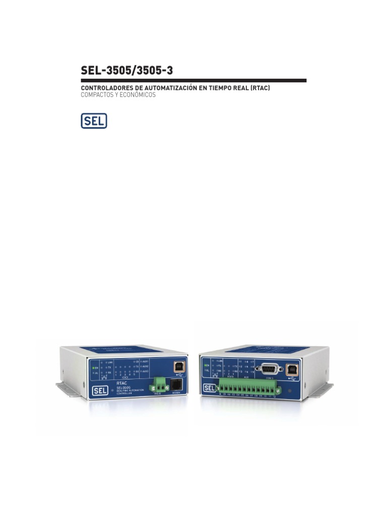 Rtac Sel 3505 PDF | PDF | Scada | Automatización