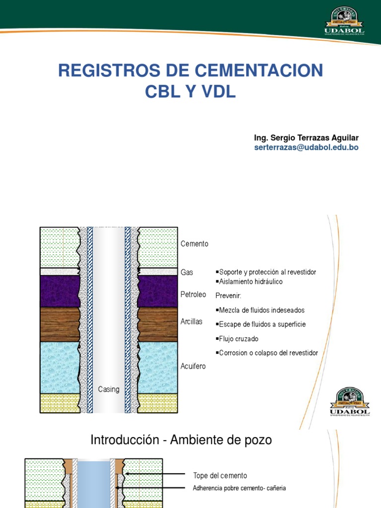 CBL y VDL Registros de Cementacion | PDF