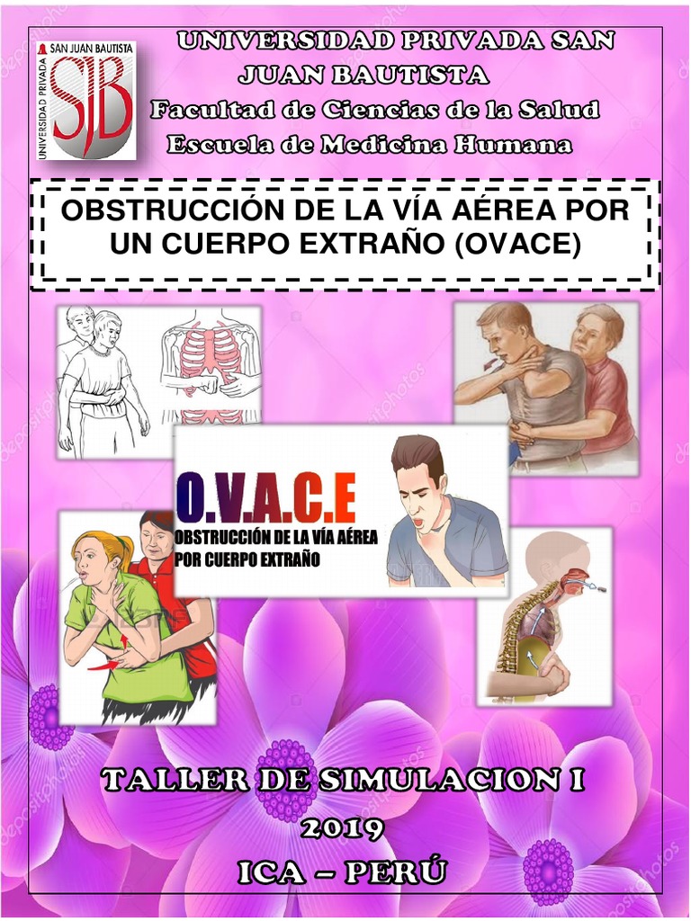 Taller Ovace | PDF | Reanimación cardiopulmonar | Tos