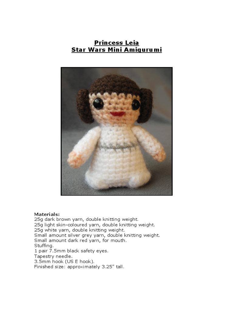 Patterns For Star Wars Mini Amigurumi Porg Star Wars Mini Amigurumi