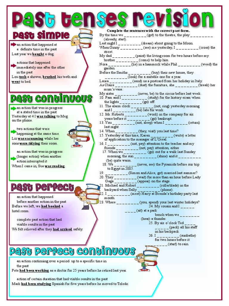 Complete The Sentences With The Correct Past Form | PDF