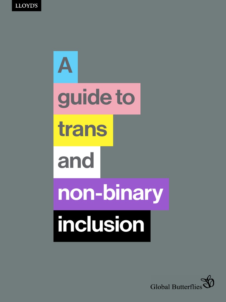 A Guide To Trans and Non-Binary Inclusion | PDF | Transgender ...