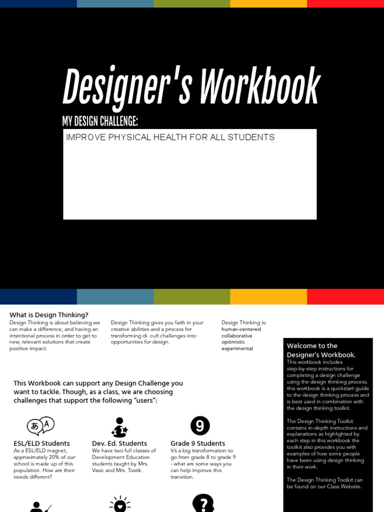 Design Thinking Workbook Lets Get Physical | PDF | Design Thinking | Design