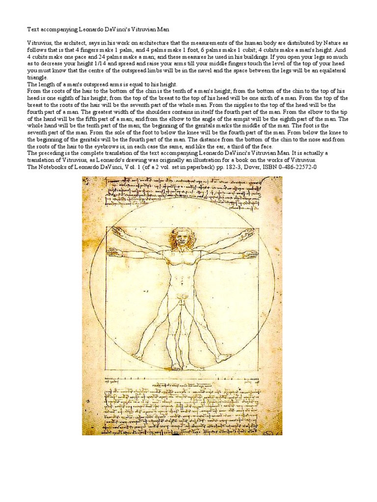 Vitruvian Man | PDF