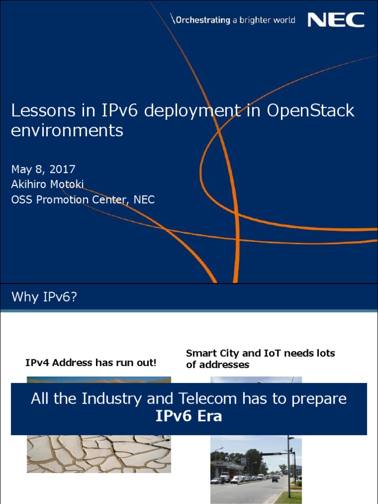 Lessons in IPv6 Deployment in OpenStack Environments | PDF | I Pv6 | Ip Address