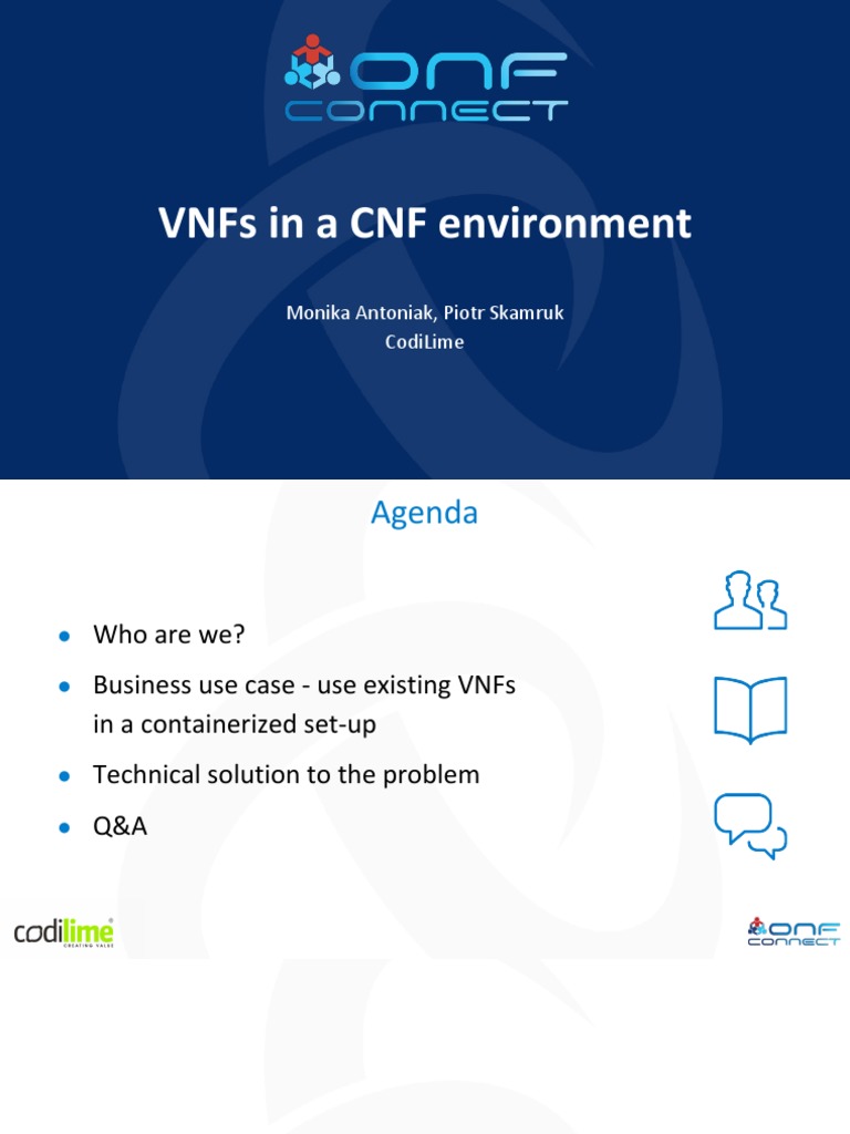 VNFs in A CNF Environment | PDF | Computer Science | Operating System ...